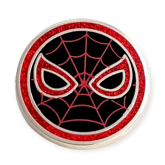 Marvel Accessories Spiderman Marvel Disney Tiny Pin Red Mask Icon